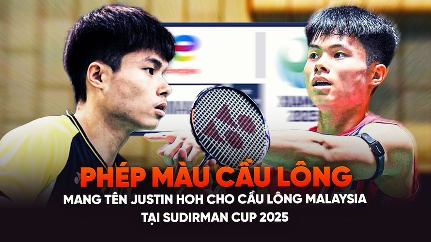 PHÉP MÀU cầu lông mang tên JUSTIN HOH cho cầu lông Malaysia tại SUDIRMAN CUP 2025 | MyTV